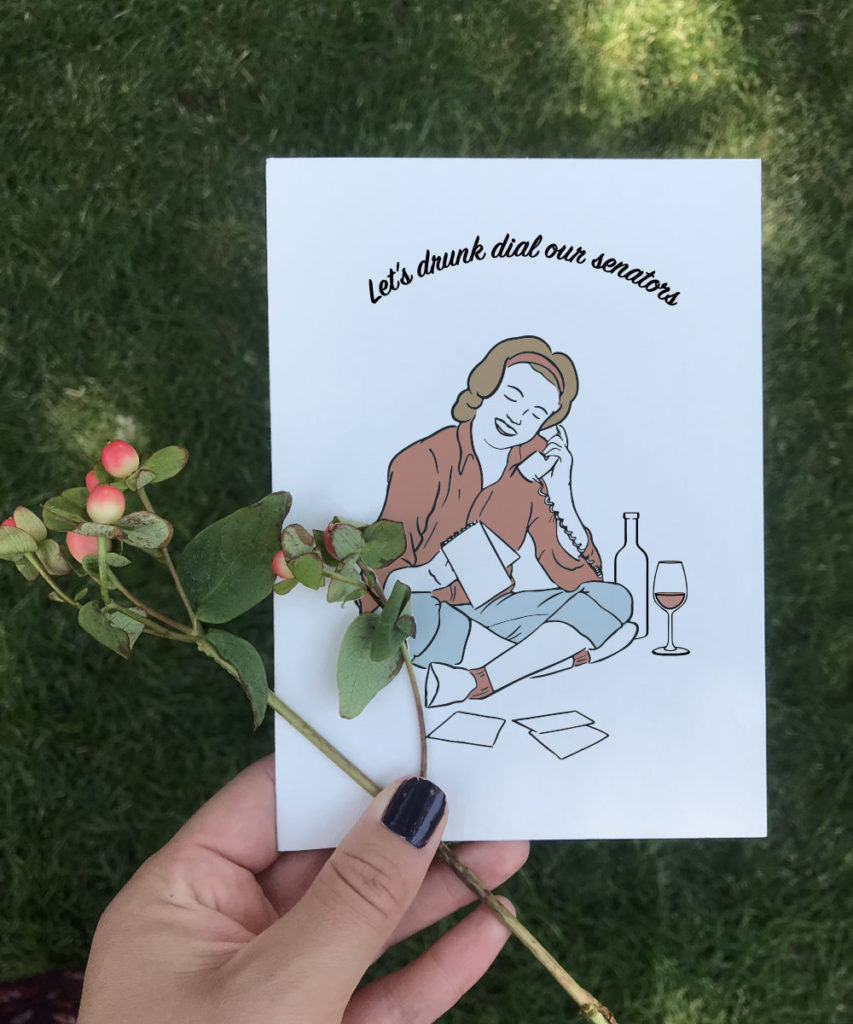 Drunk Dial Senators Card