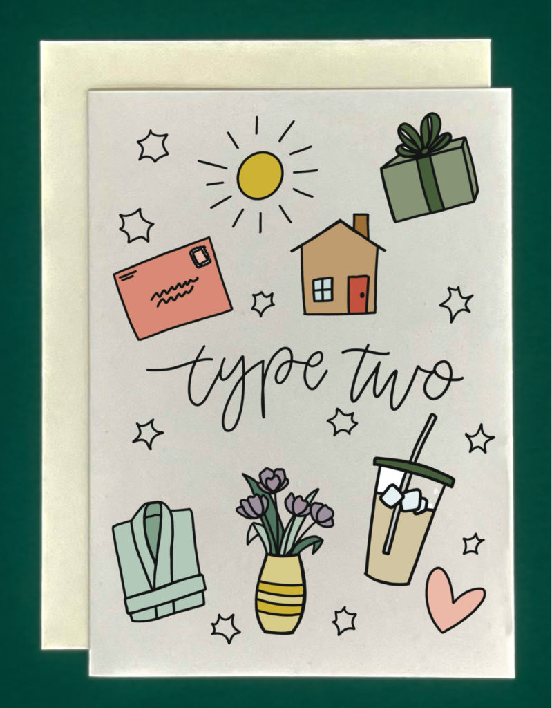 Enneagram Type 2 Greeting Card
