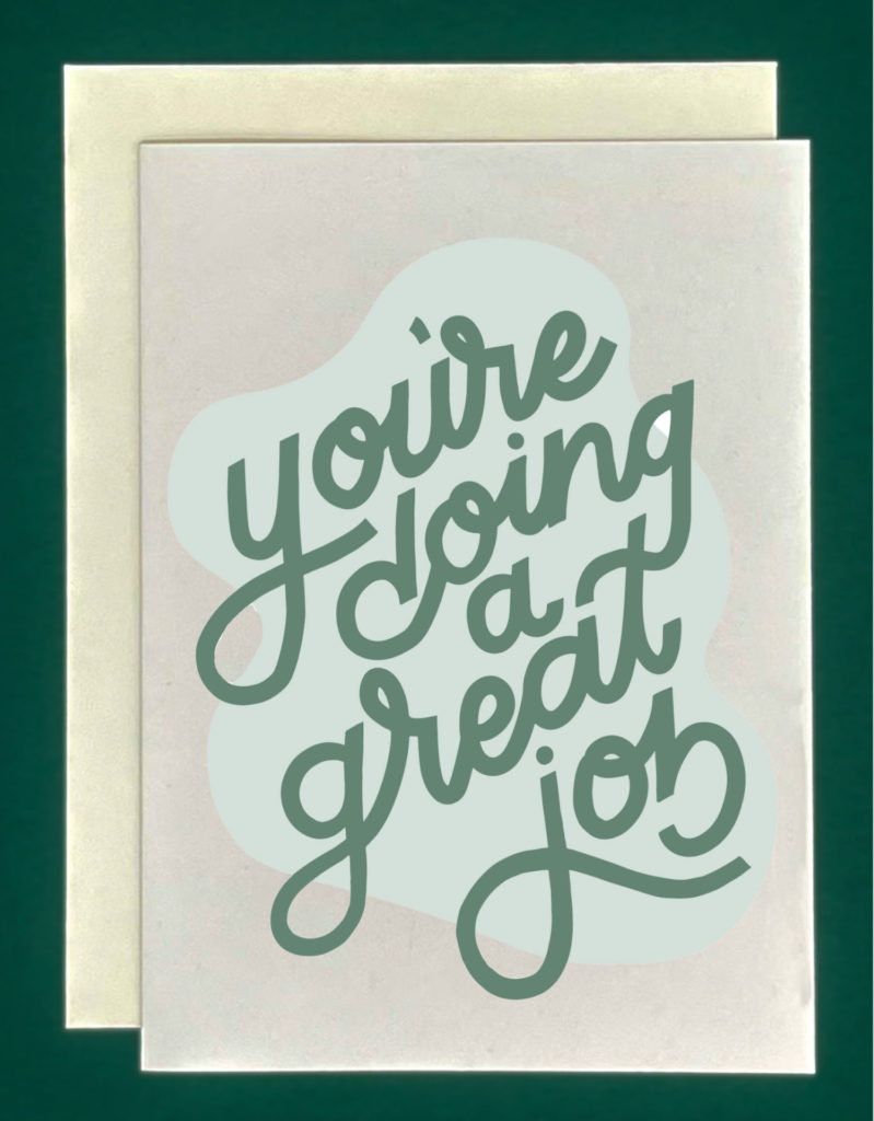 Doing A Great Job Greeting Card doing-a-great-job-greeting-card